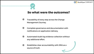 Enabling Governance with Jira For Change Management - BuildPiper | PDF