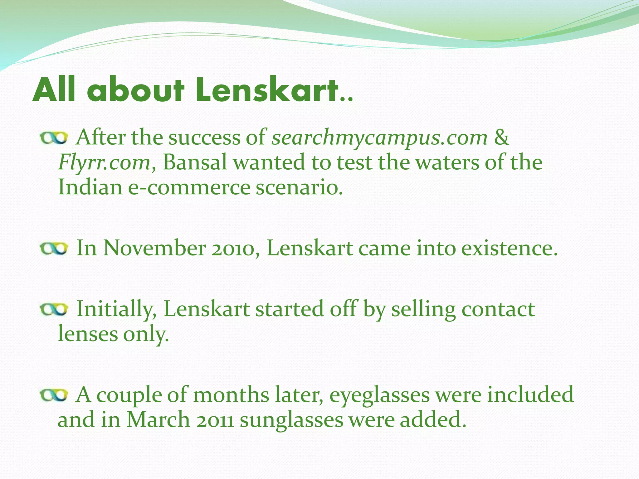 The Story of LensKart | PPTX