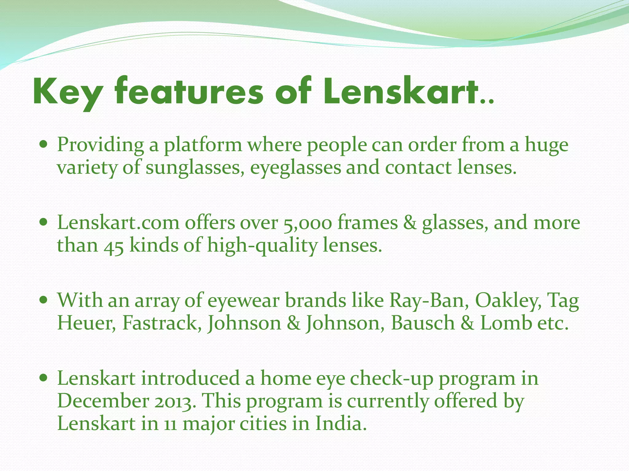 The Story of LensKart | PPTX