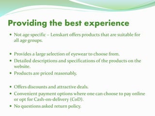 The Story of LensKart | PPTX