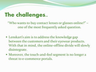 The Story of LensKart | PPTX