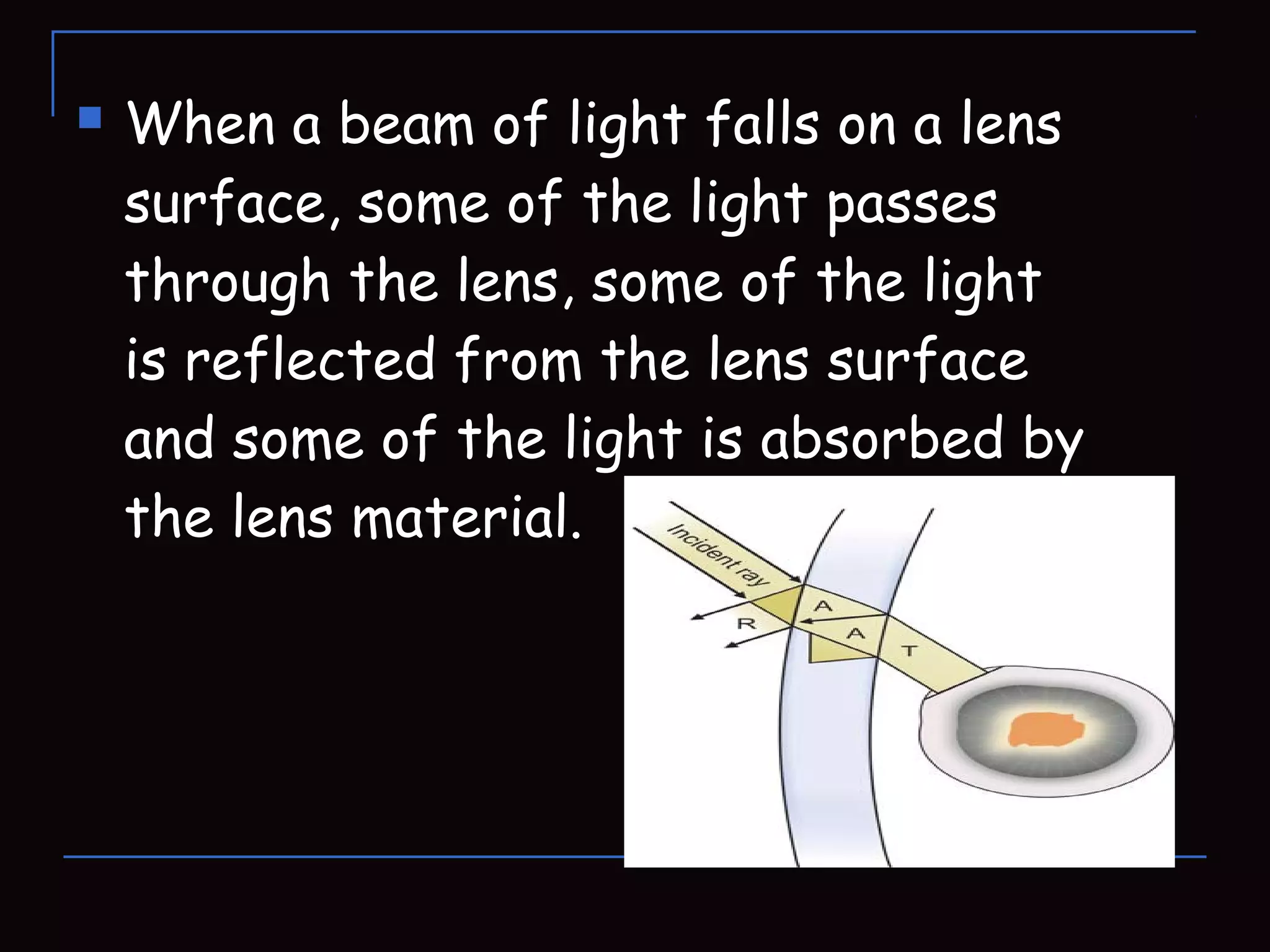 ophthalmic Lens material and design | PPT