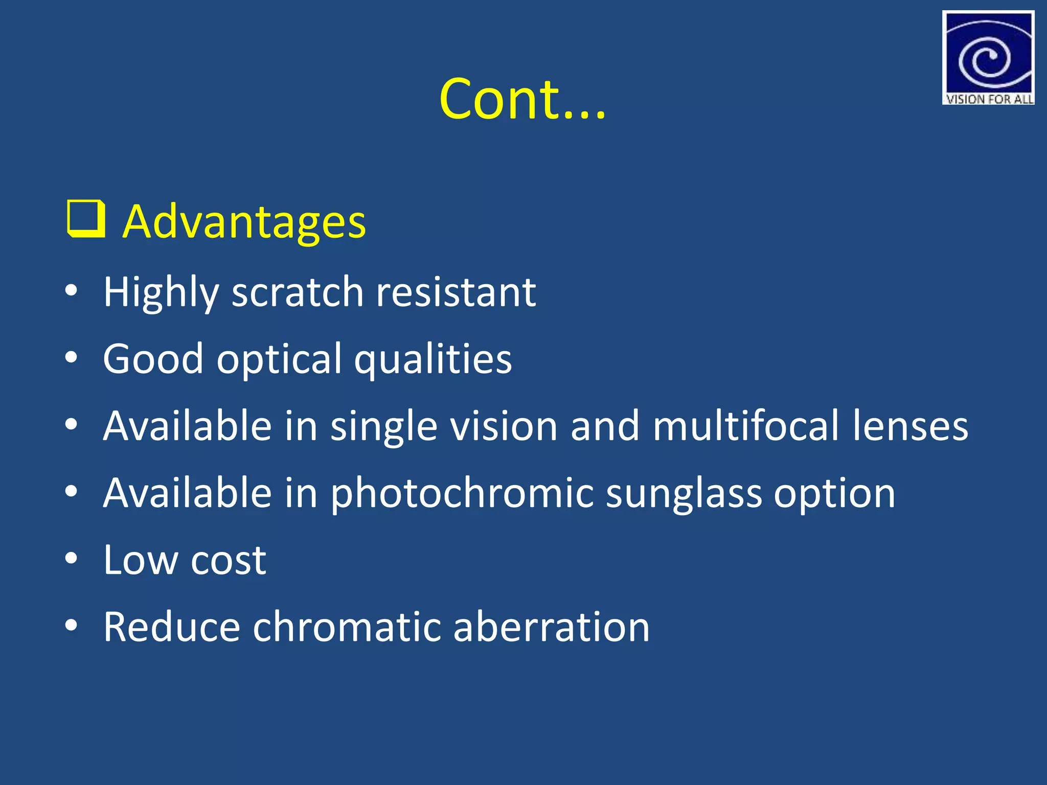 Lens material | PPTX