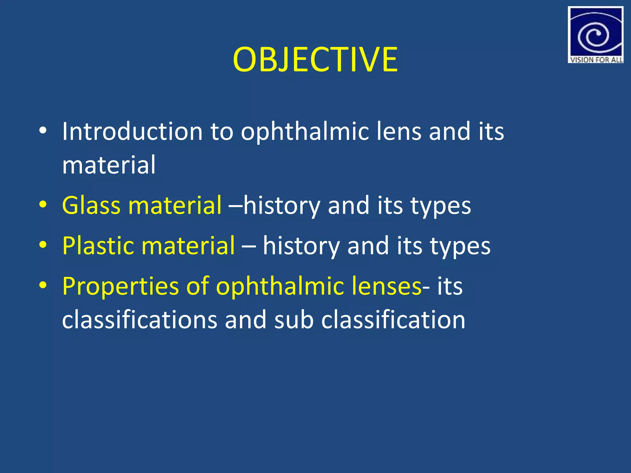 Lens material | PPTX
