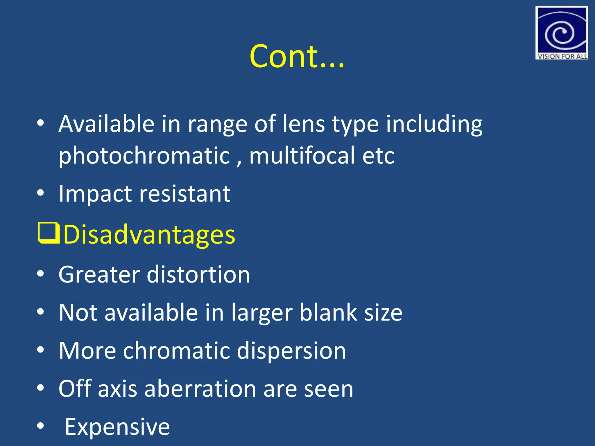 Lens material | PPTX