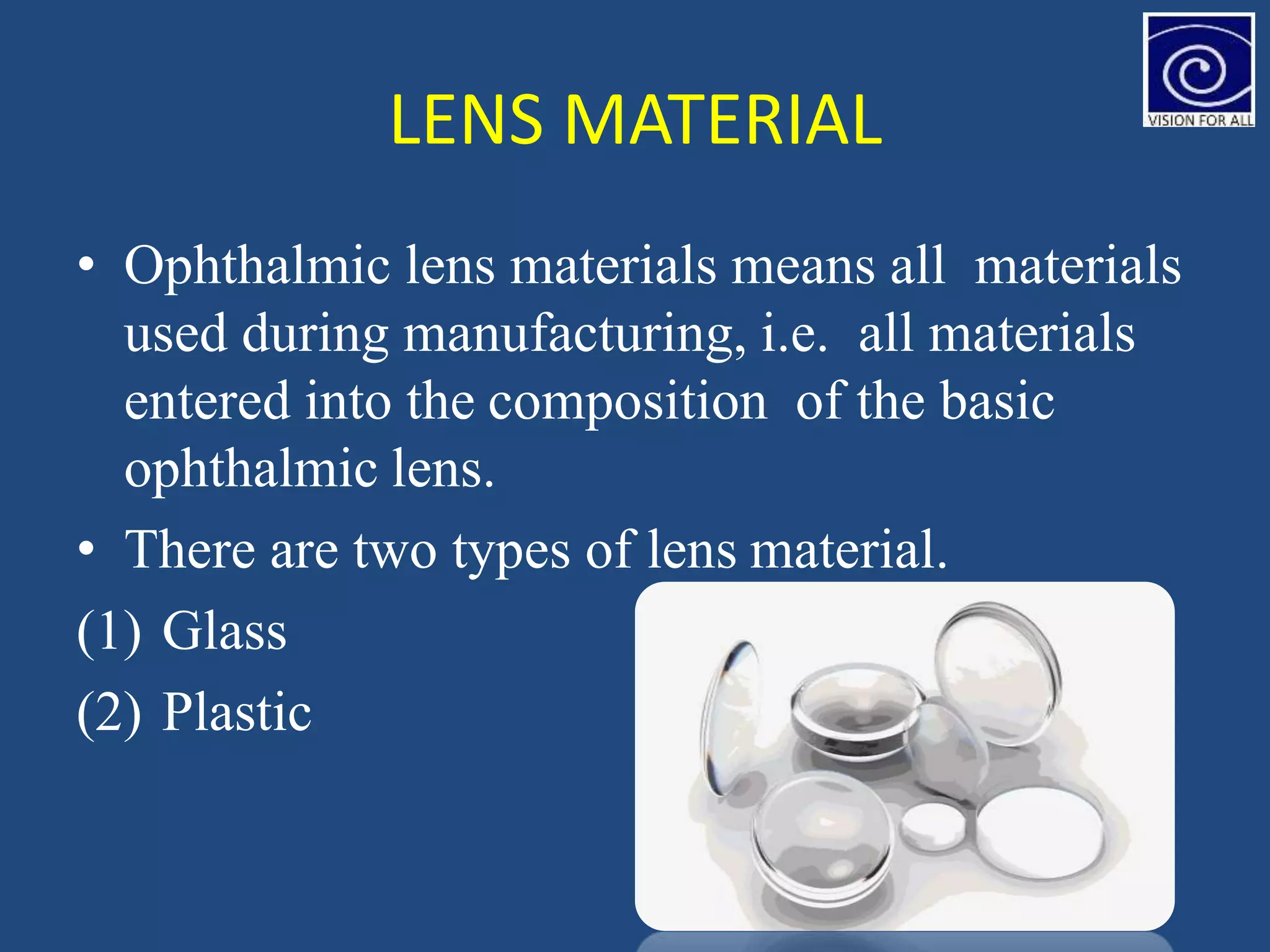 Lens material | PPTX