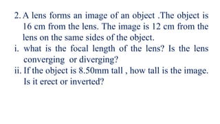 LENS numerical PPT on numerixal example.pptx