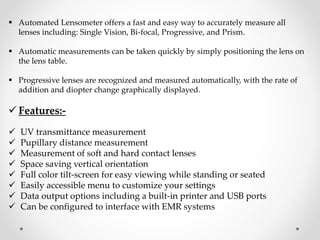 Lensometers | PPTX