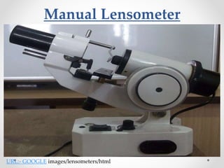 Lensometers | PPTX