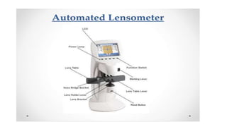 Lensometer | PPTX