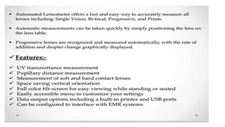 Lensometer | PPTX