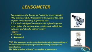 Lensometer | PPT