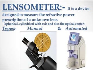 LENSOMETER---7.pptx | Photography | Arts and Crafts