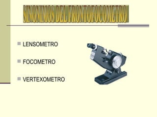 Lensometria Peru | PPT