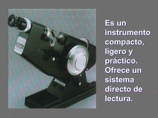 Lensometro | PPTX