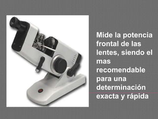 Lensometro | PPTX