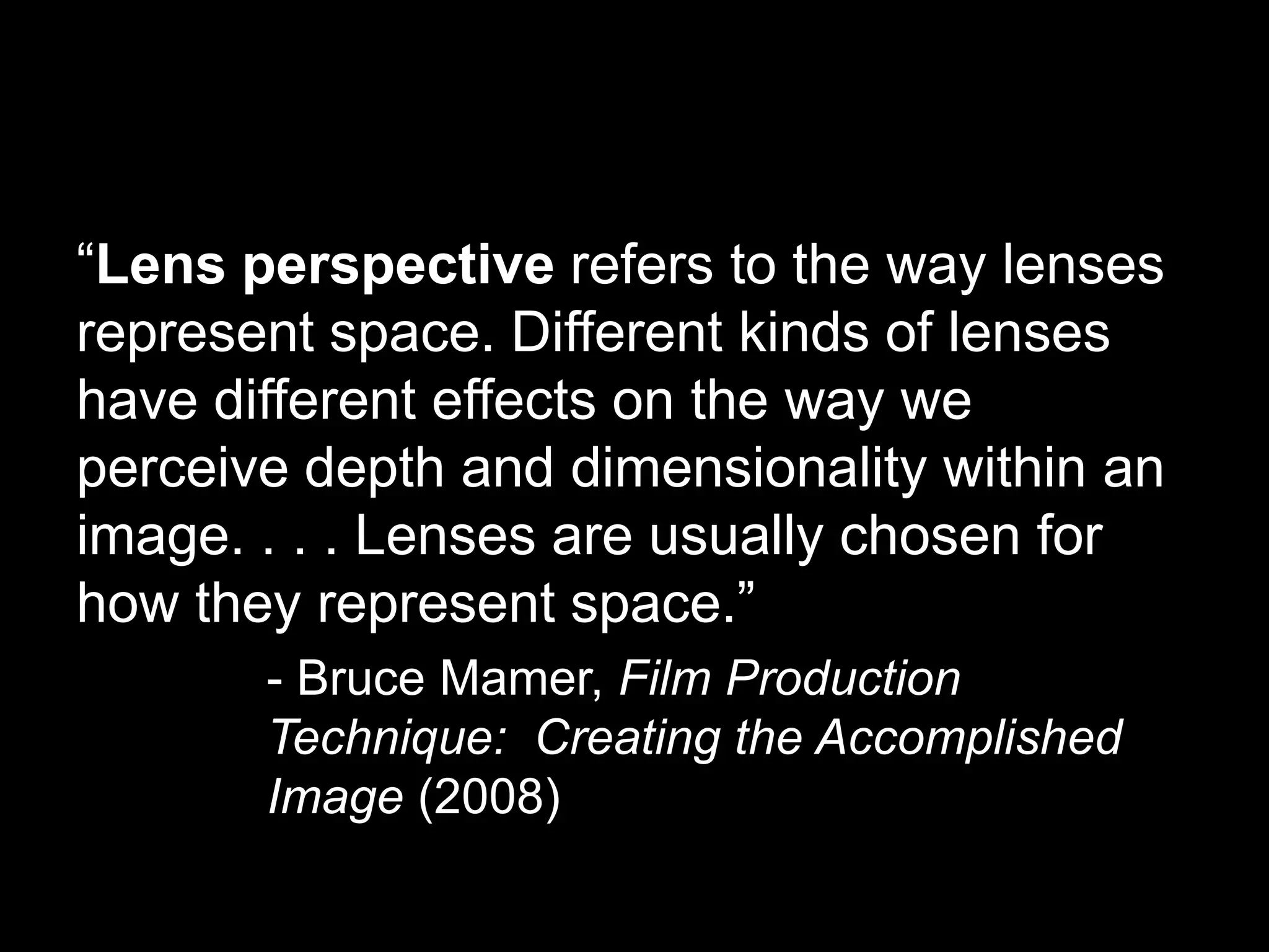 Lens Perspective | PPTX