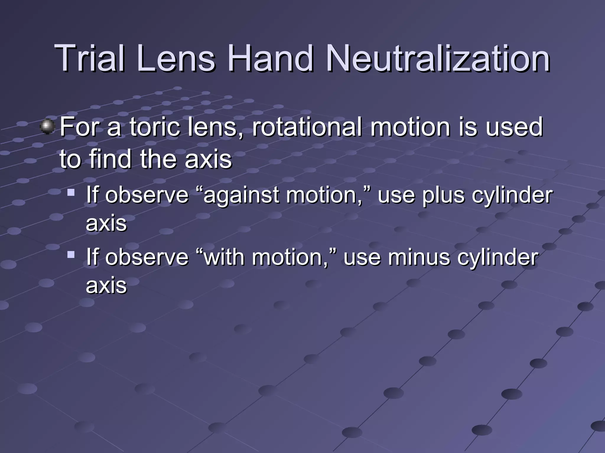 Lens power measurement | PPT