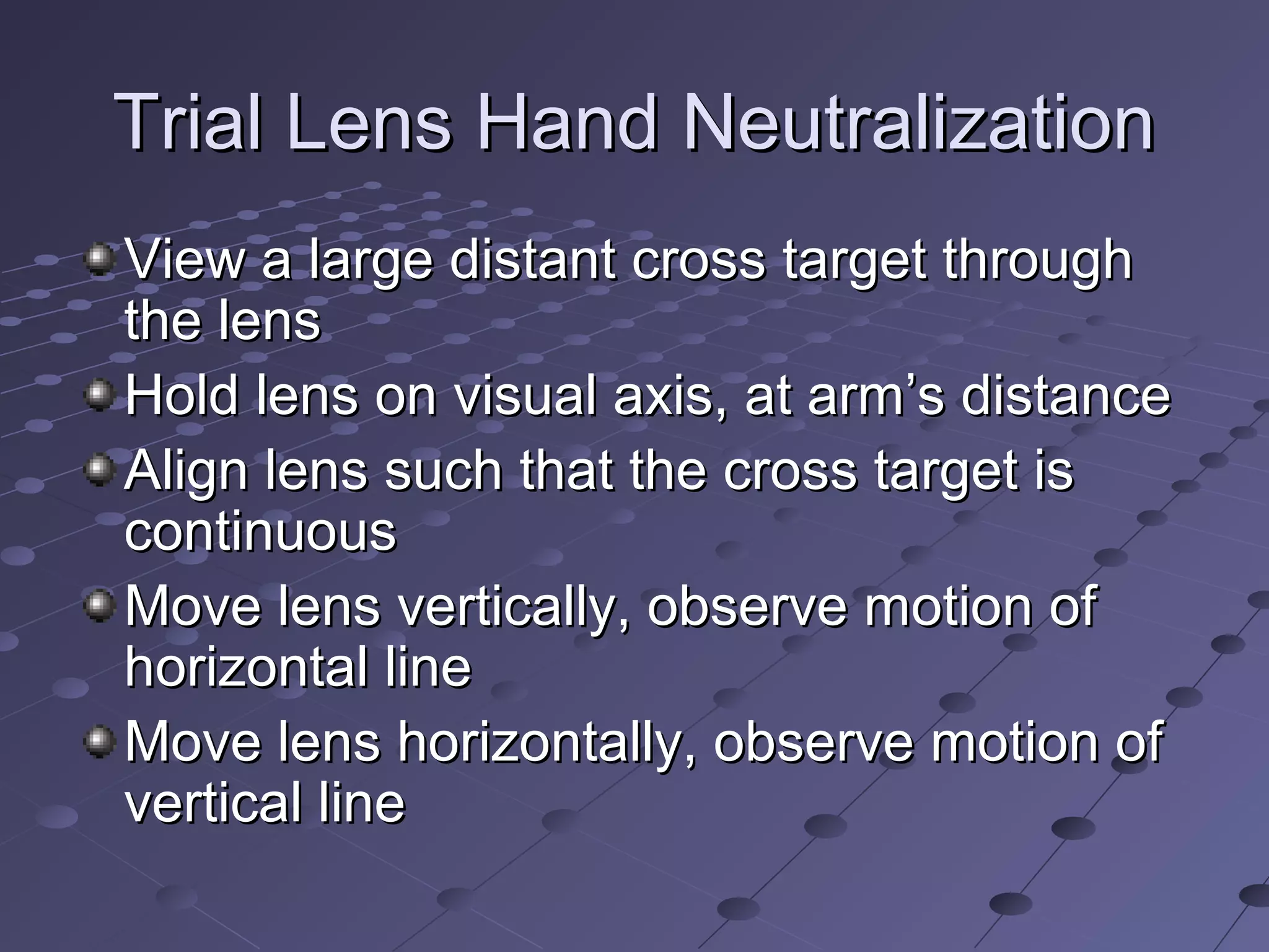Lens power measurement | PPT