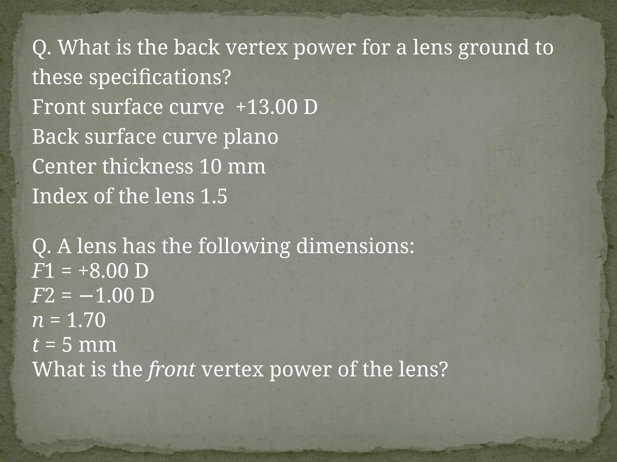 Lens power specification and measurements.pptx