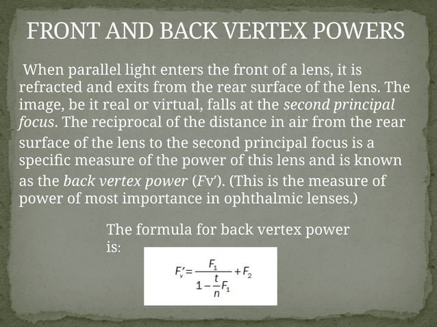 Lens power specification and measurements.pptx