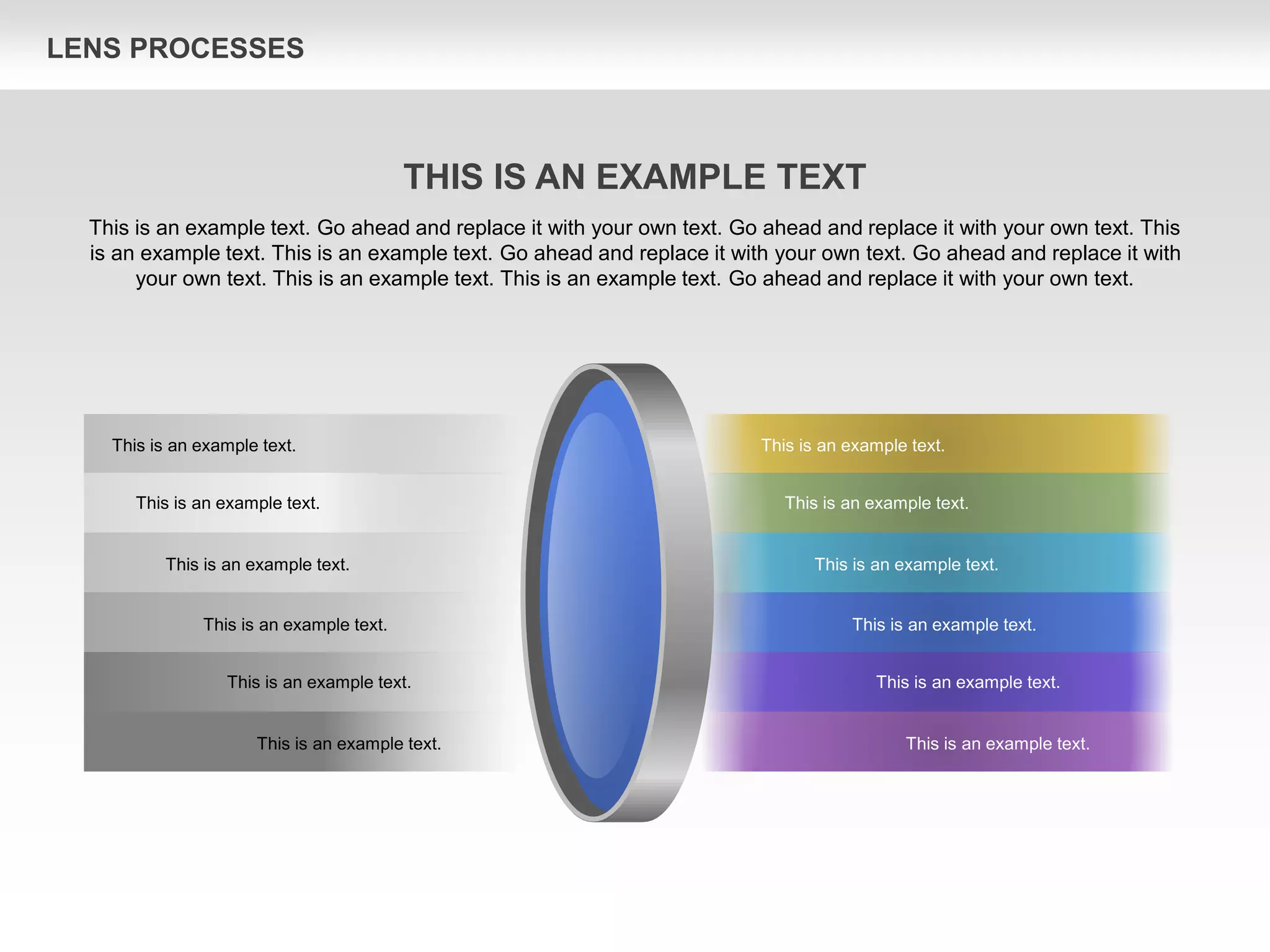 Lens Process Diagrams (for PowerPoint and Google Slides) | PPTX