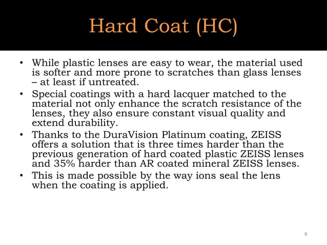 Lens surface coating | PPTX | Eye and Vision Conditions | Diseases and ...