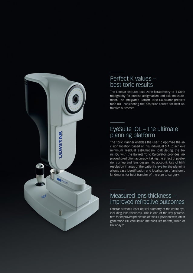 LENSTAR 900 The Toric Suite | PDF | Eye and Vision Conditions ...