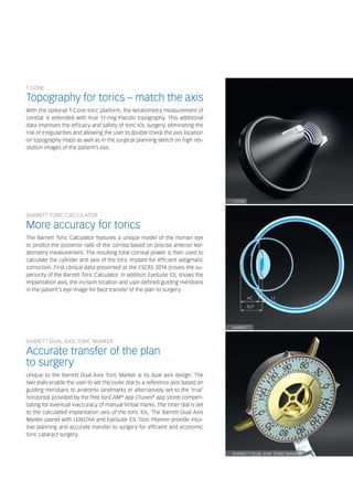 LENSTAR 900 The Toric Suite | PDF