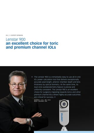Lenstar 900 'Improving Outcomes' Brochure | PDF