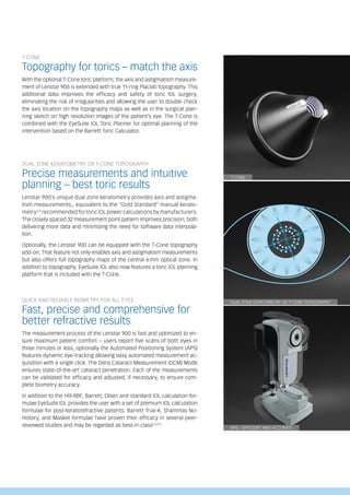 Lenstar 900 'Improving Outcomes' Brochure | PDF