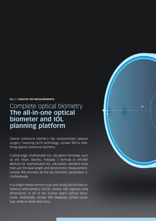 Lenstar 900 'Improving Outcomes' Brochure | PDF