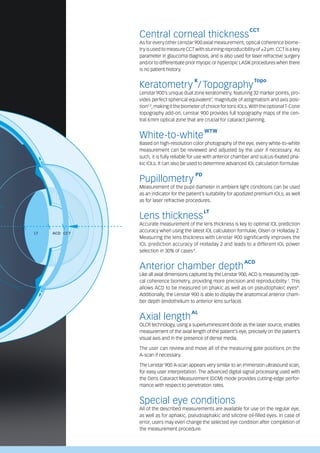 Lenstar 900 'Improving Outcomes' Brochure | PDF