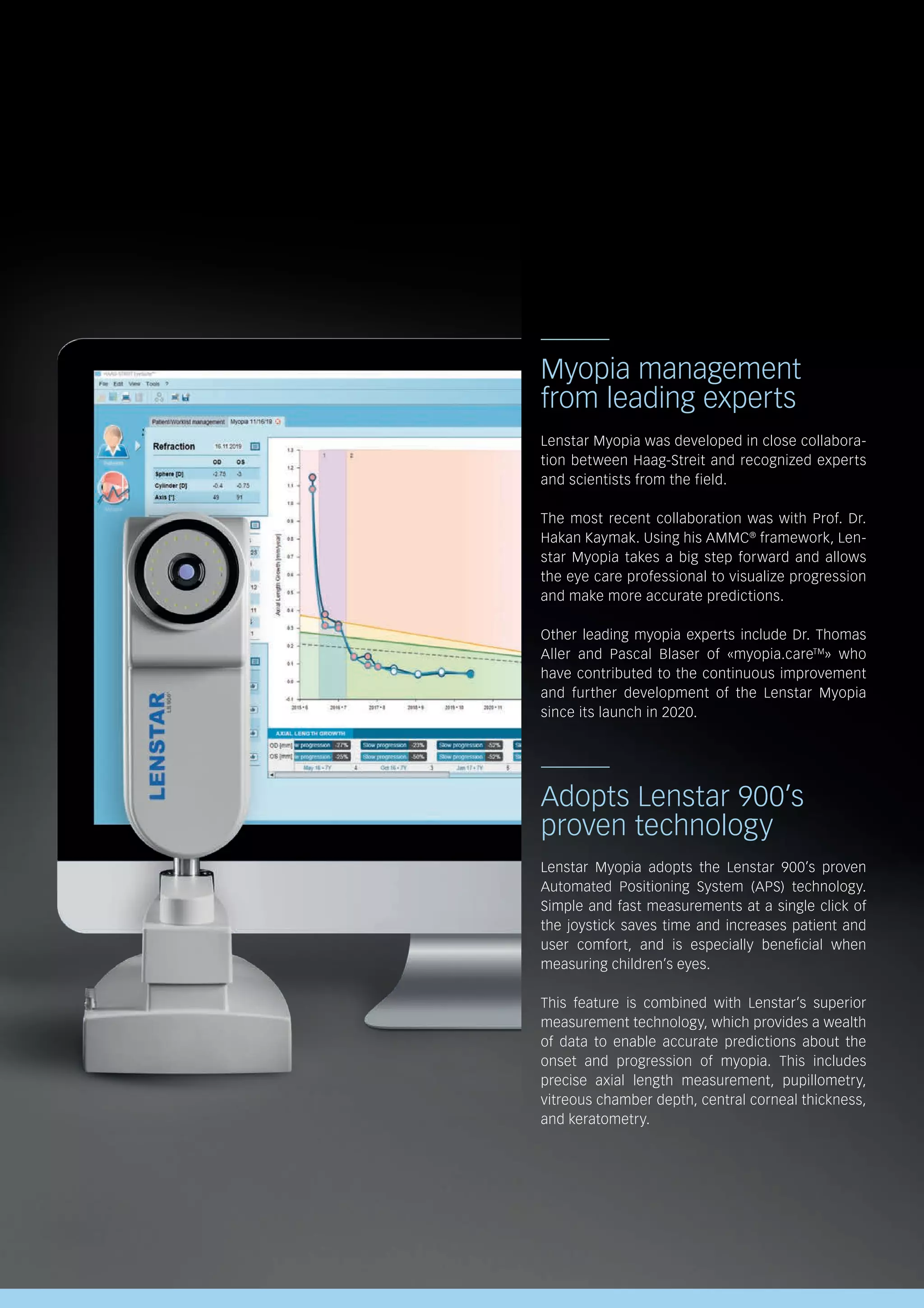 Lenstar Myopia brochure | PDF