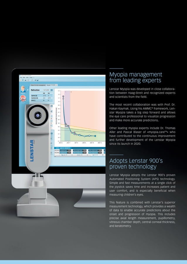 Lenstar Myopia brochure | PDF