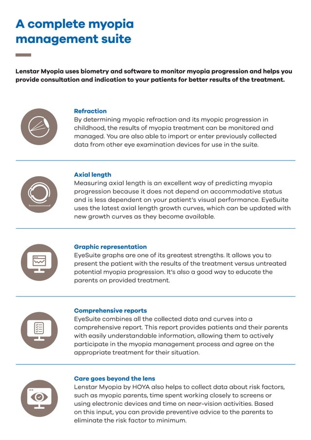Lenstar Myopia by HOYA Brochure | PDF