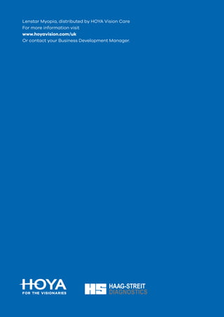 Lenstar Myopia by HOYA Brochure | PDF