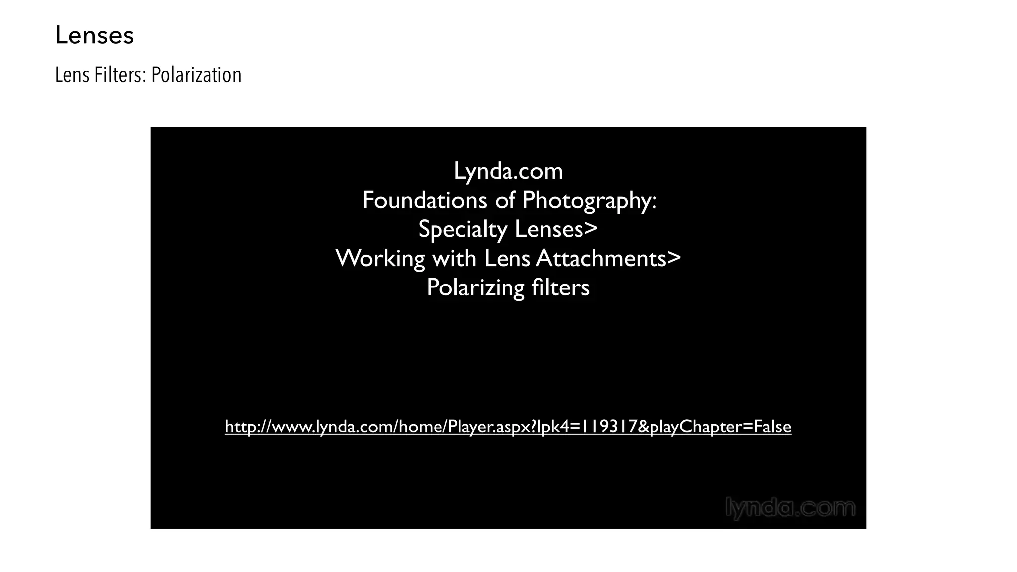 Lens workshop | PDF