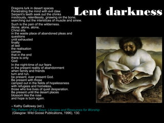 Lent As A Spiritual Practice. Why and how you might want to consider ...
