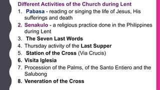Lenten Season: A Glimpse of the Passion of Jesus | PPTX