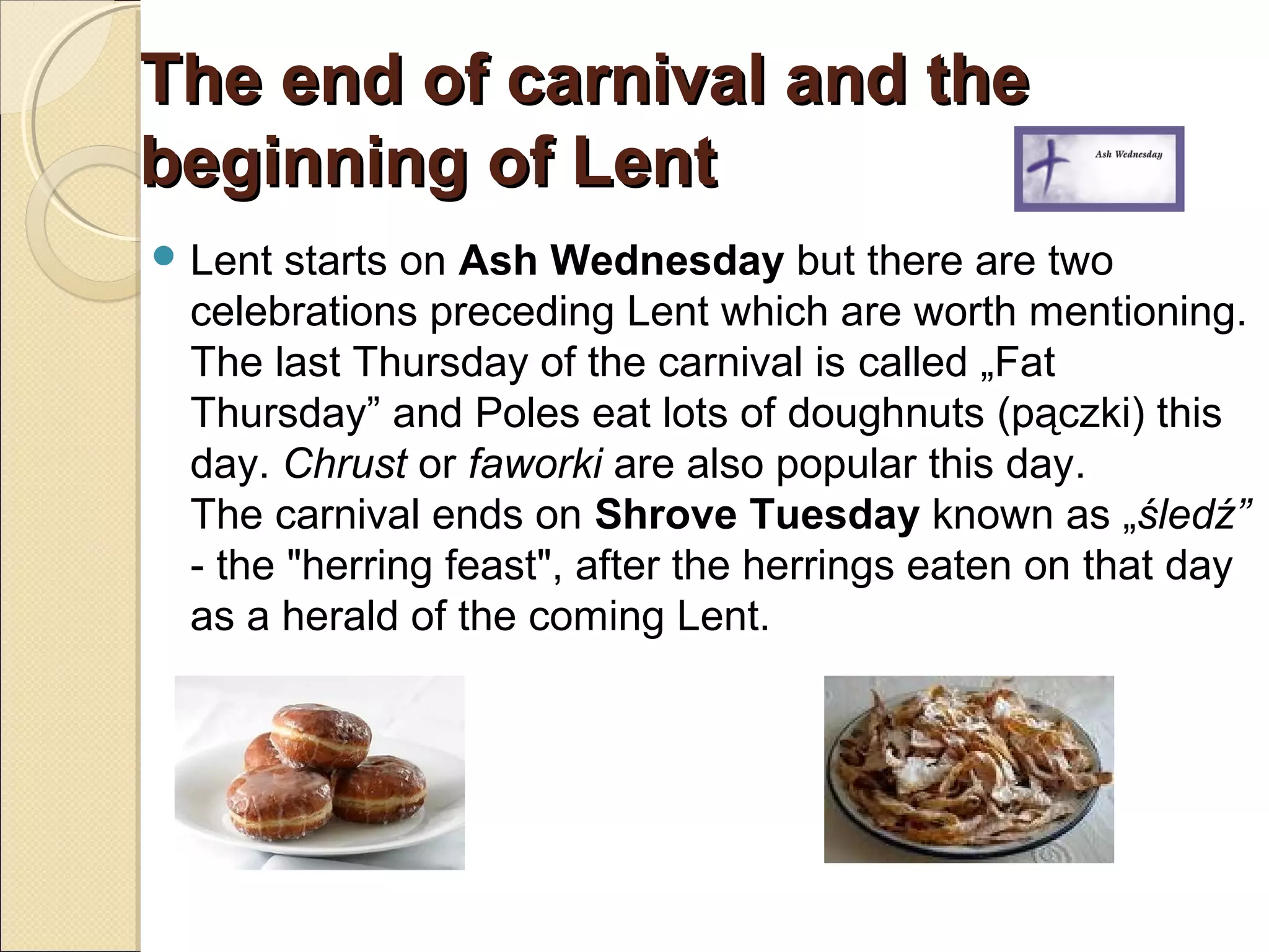 Lent and easter traditions in poland | PPT
