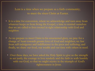 Lenten prayer service | PPTX