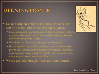 Lenten prayer service | PPTX