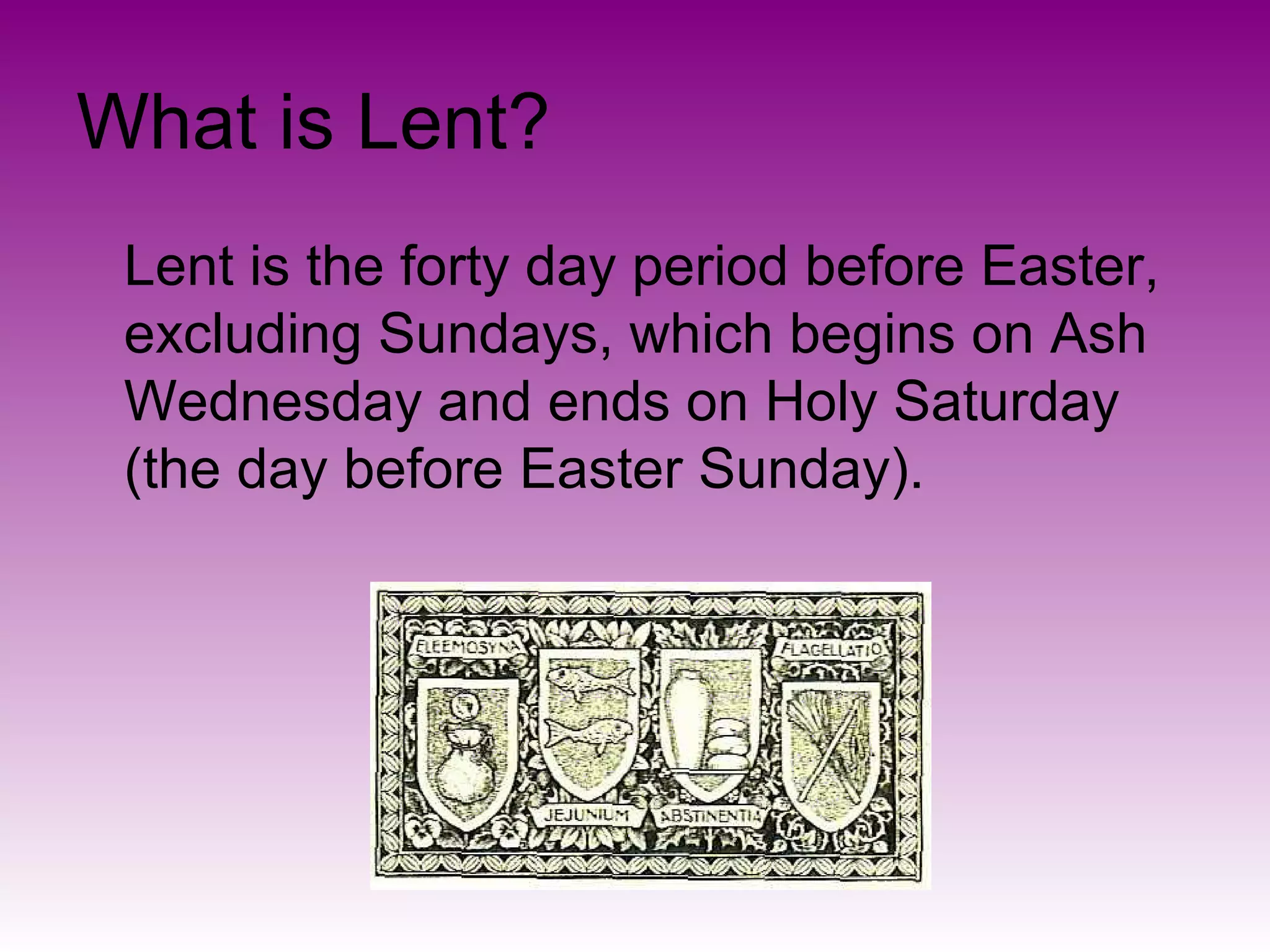 Lenten Season | PPT