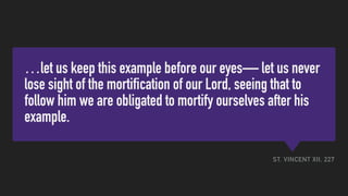 Lenten Quotes for Vincentians | PPT