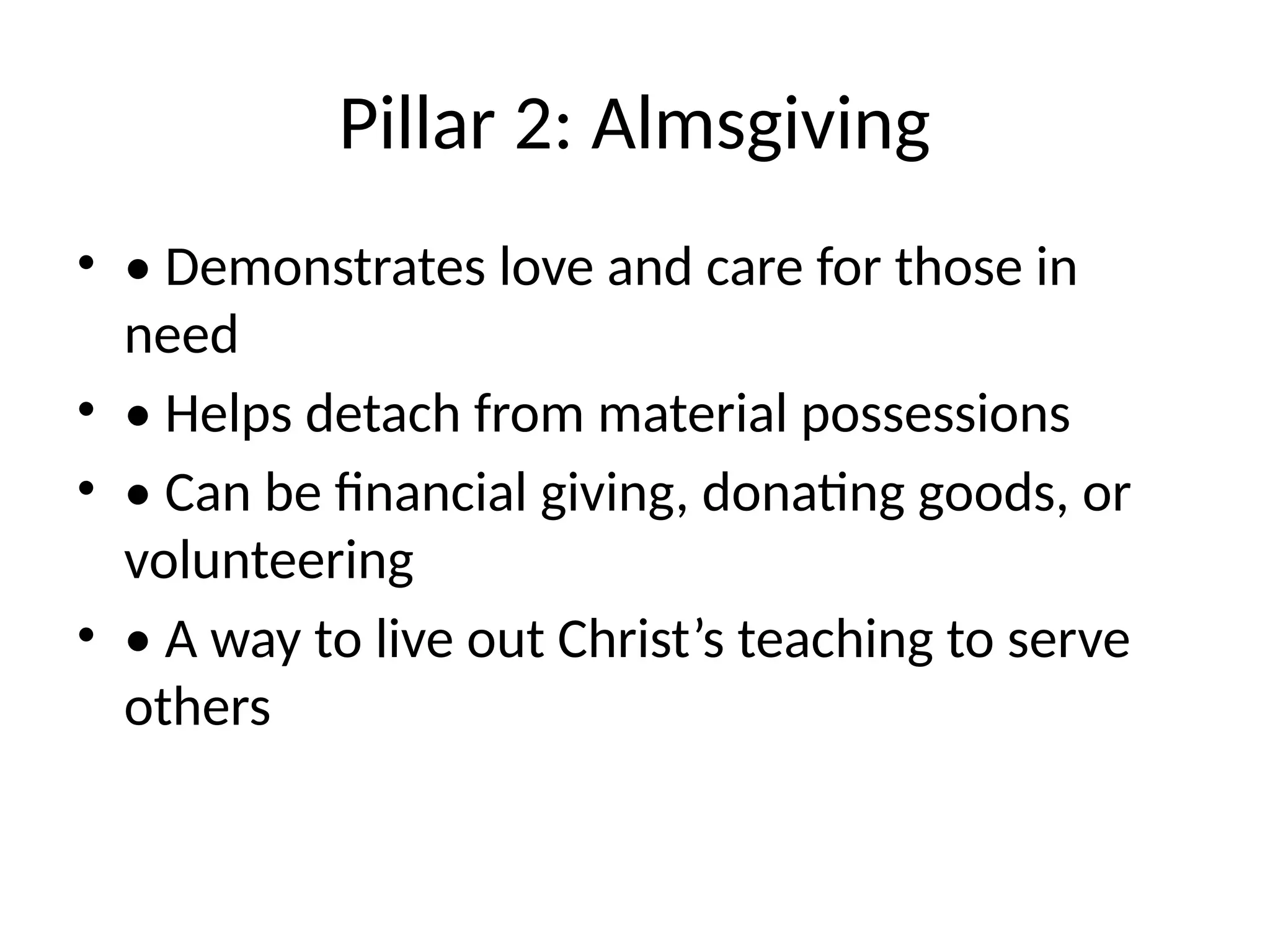 Lenten_Three_Pillars.pptx Recollection for Lay | PPT