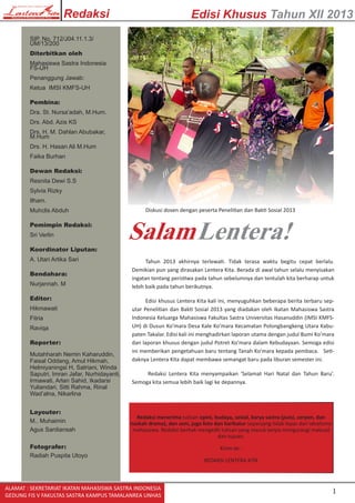 Lentera edisi khusus | PDF