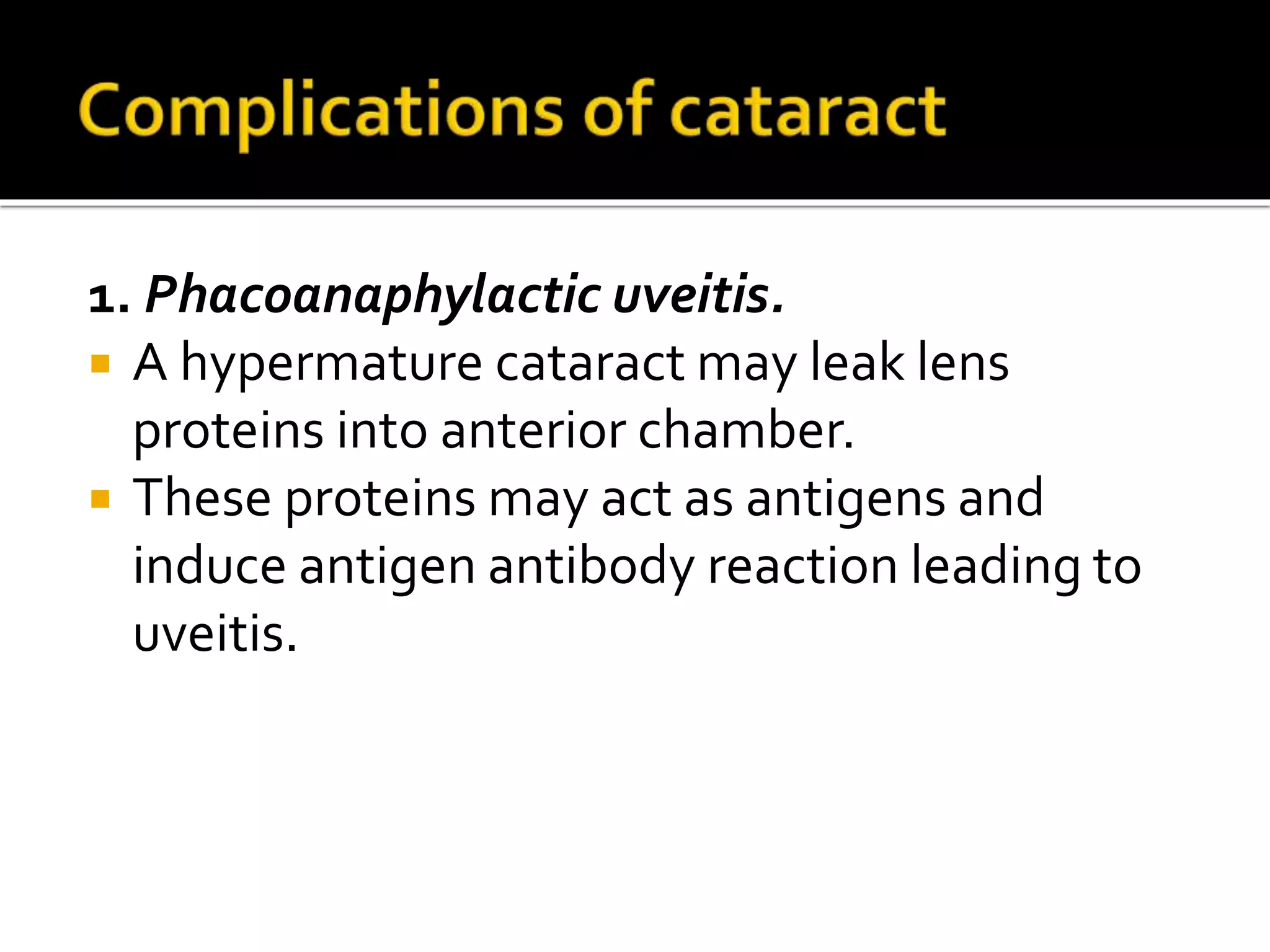 Lenticular abnormalities | PPTX
