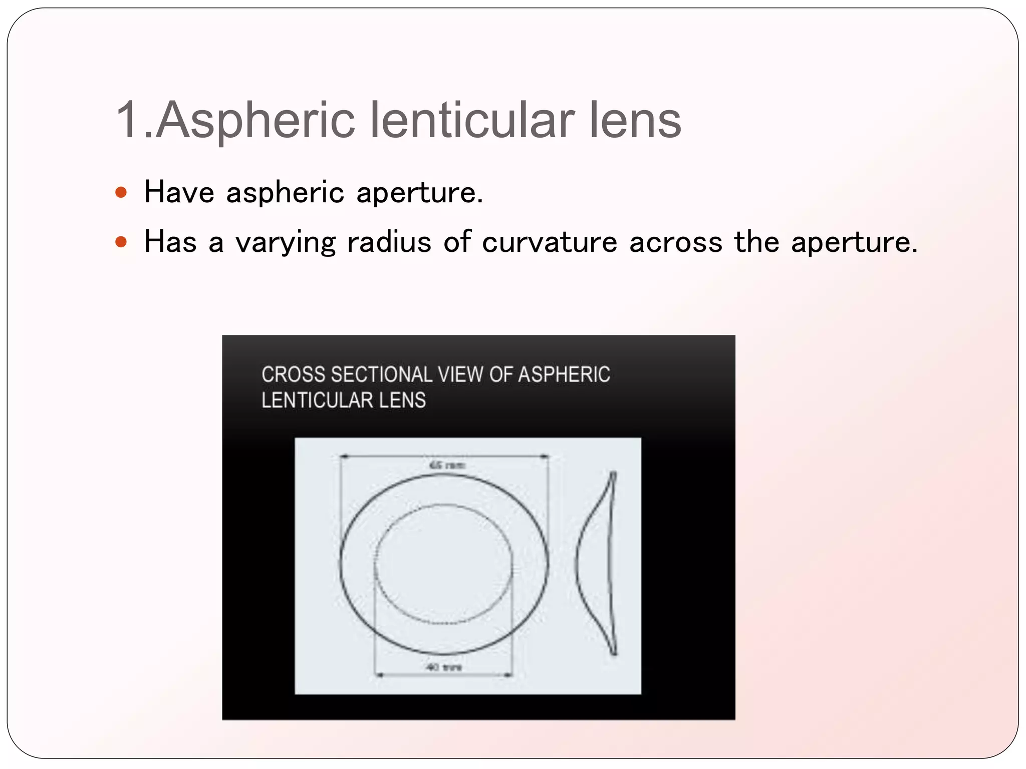 Lenticular lenses | PPTX