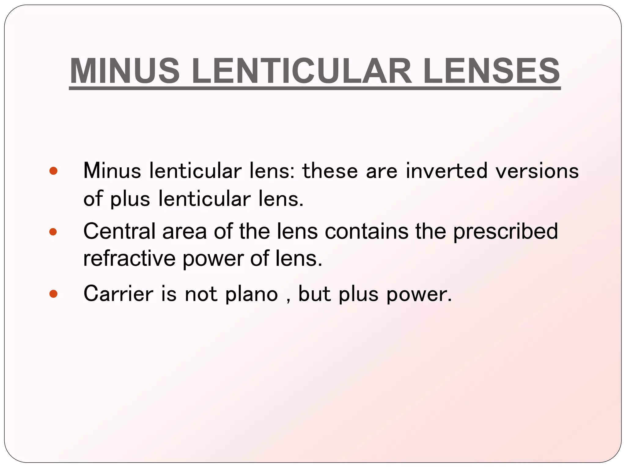 Lenticular lenses | PPTX